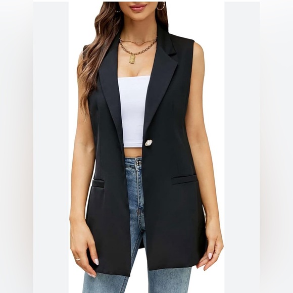New Collection | Jackets & Coats | Nwt New Collection Sleeveless Blazer ...